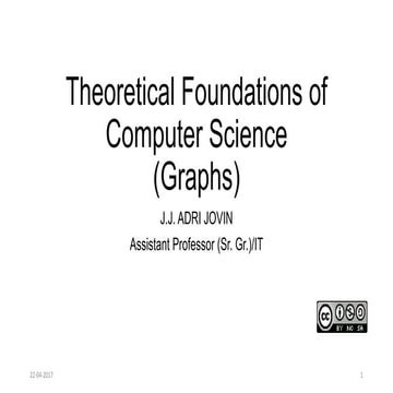 Theoretical Foundations of Computer Science - Graphs | PPTX | Computing | Technology & Computing