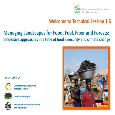 Managing Landscapes for Food, Fuel, Fiber and Forests: Innovative ...