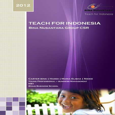 Teach For Indonesia - Case Study | PDF