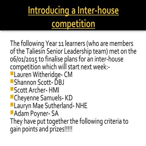 Tfl inter comp tal | PPT