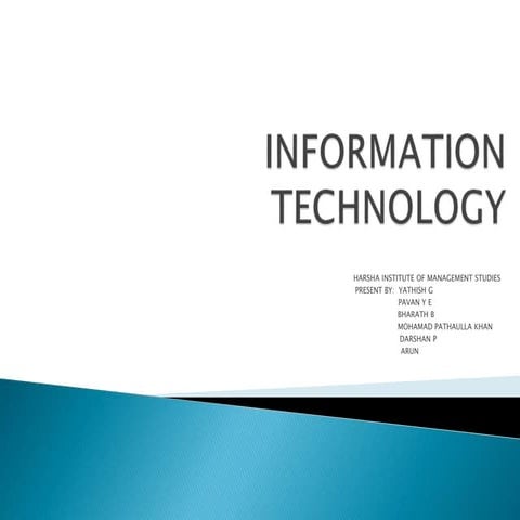 Technology for managers power point ppt. | PPT