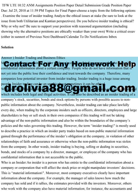 Insider trading complete PPT (SEBI and Case Studies) | PPTX | Stocks ...