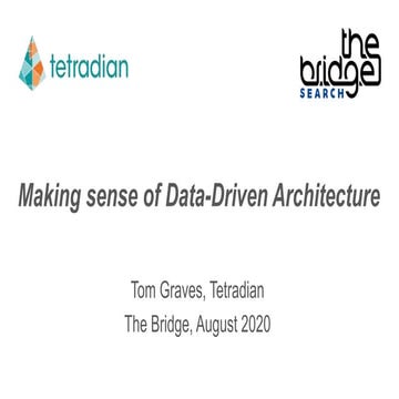 Making Sense Of Data Driven Architecture Ppt