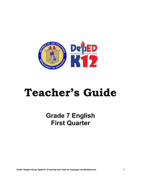 Unpacked curriculum grade 7 q1 q4 | PDF