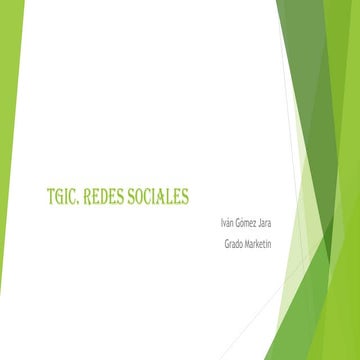 Tgic. presentación power point. iván gómez jara | PDF