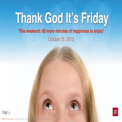 TGIF Reflet Communication - October 25 | PPT