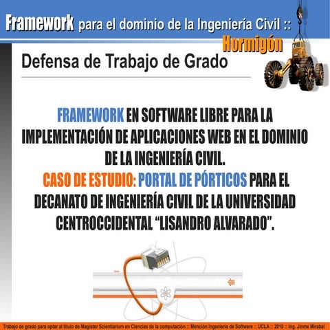 Framework en Software Libre para la implantación de aplicaciones web en ...