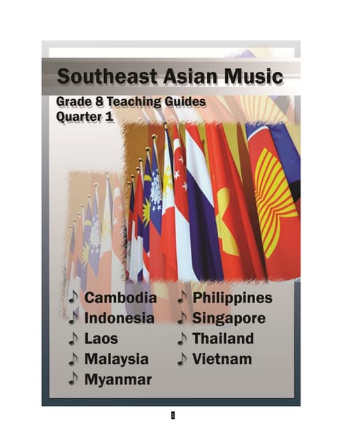 Rubrics for southeast asian music | PPT