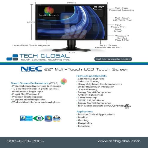 TELESIS TMC520 TOUCHSCREEN PINSTAMP® CONTROLLER | PDF