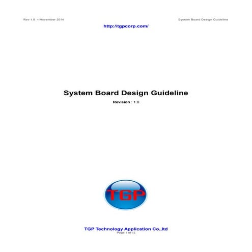 Electronic System Design Guideline | PDF