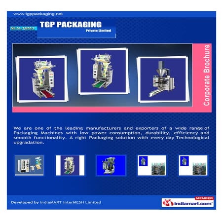 TGP Packaging Pvt Ltd, Kolkata, Tea Packaging Machine | PDF