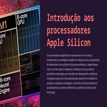 Trabalho sobre Processadores-Apple-Silicon | PPTX