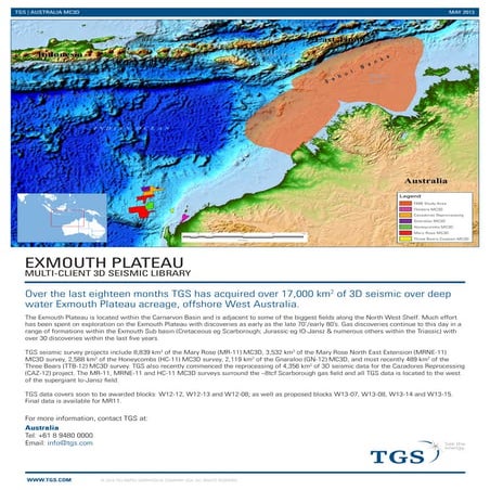 TGS AP Australia Exmouth Plateau | PDF
