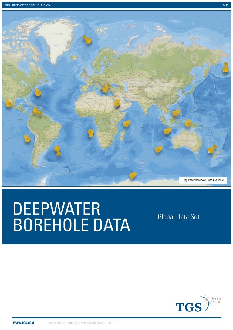 TGS GPS- Deepwater borehole data atlas