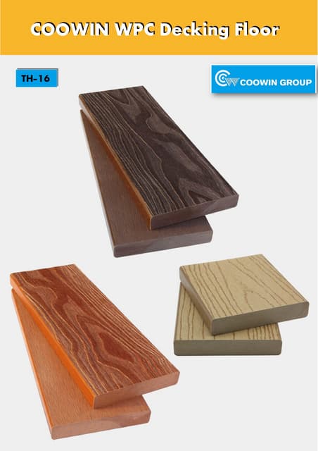 COOWIN Outdoor WPC Decking Floor Catelog | PDF