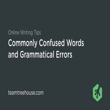 This is a good quick review of writing-grammar-mistakes- | PPT