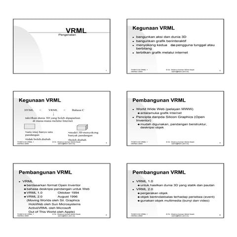 Th3813 03 pengenalan vrml | PDF