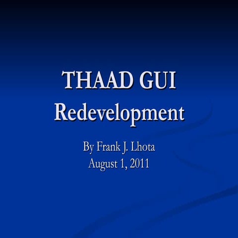 Terminal High Altitude Area Defense THAAD | PDF