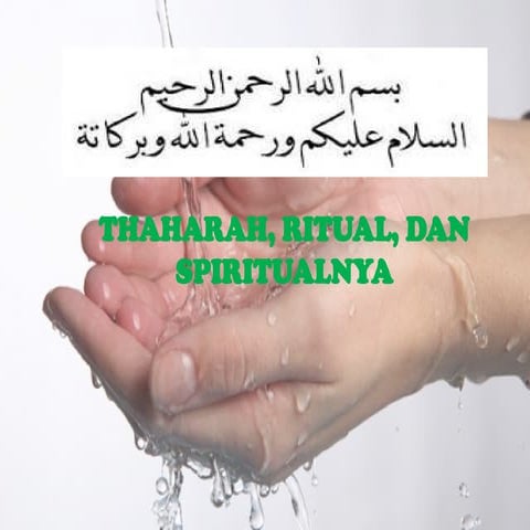 THAHARAH DAN JENIS-JENISNYA SERTA ARTIN | PPTX