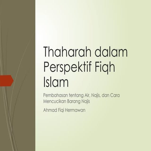Thaharah_Presentation_bersuci dalam islamID.pptx