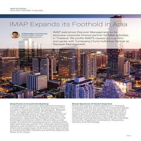IMAP Expands its Foothold in Asia | PDF