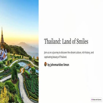 21st-Century of Lieterature-Thailand-Land-of-Smiles.pptx