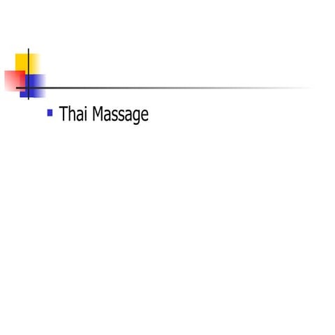 Thai massage | PPS