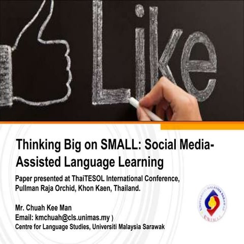 Social-Media Assisted Language Learning | PPTX