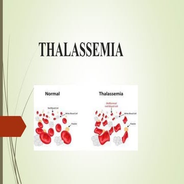 Thalassemia | PPTX