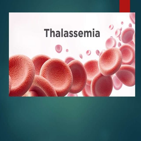 thalassemia | PPTX
