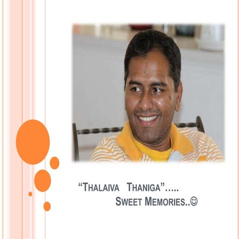 Thaliava thanigai | PPTX