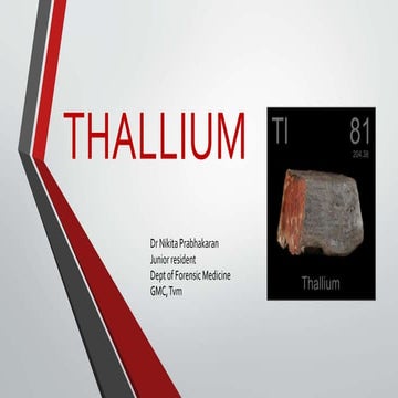 Thallium | PPTX
