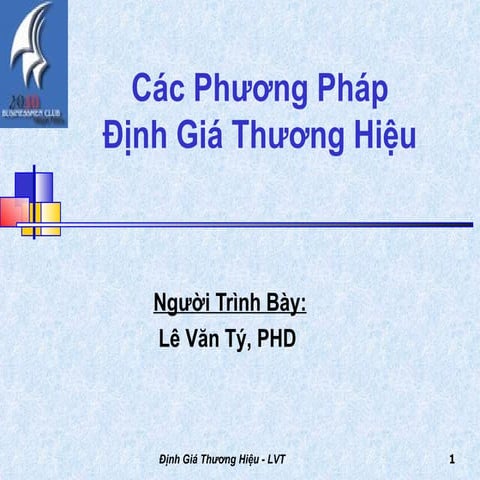 Tham dinh gia | PPT
