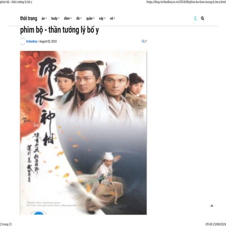Phim bộ thần tướng lý bố y Lâm Văn Long Lâm Phong Dương Di Lý Thi Vận | PPT