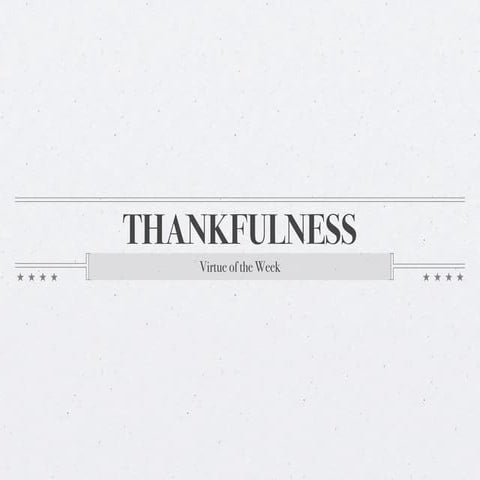 Thankfulness | KEY
