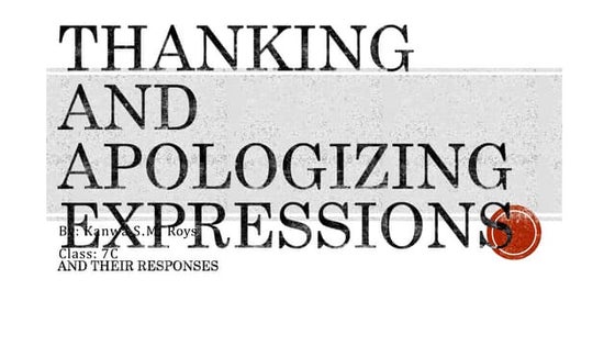 thinking and apologizing for education o | PPTX