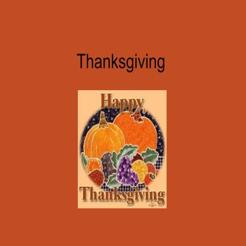 Thanksgiving | PPT