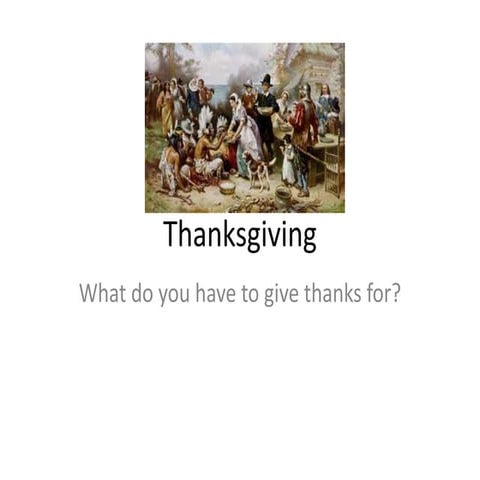 Thanksgiving | PPT