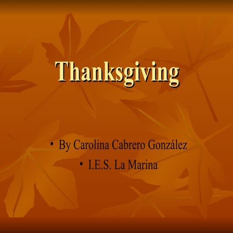 Thanksgiving | PPT