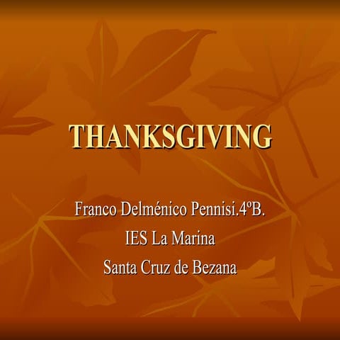Thanksgiving | PPT