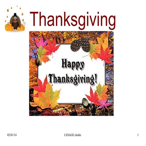 Thanksgiving | ODP