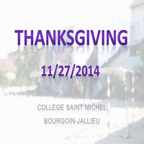 Thanksgiving | PPT