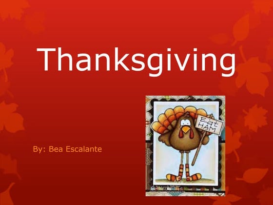Thanksgiving presentation | PDF