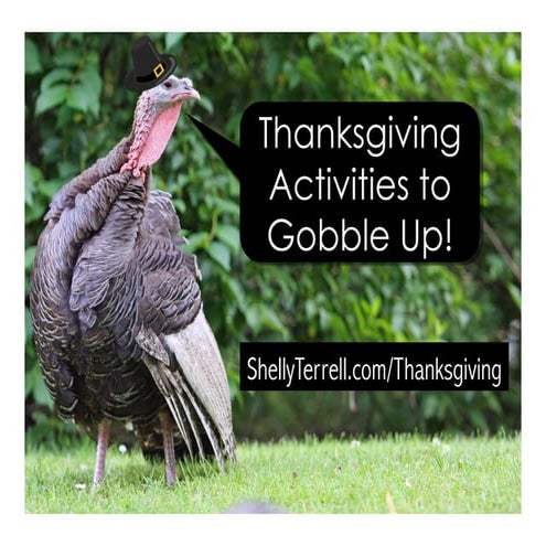 Thanksgiving Activities & Resources to Gobble Up | PPT