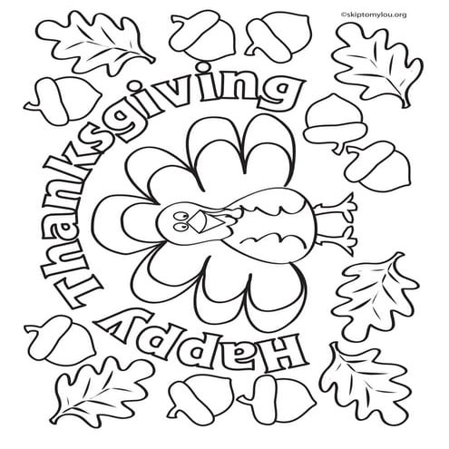 Thanksgiving coloringpage | PDF