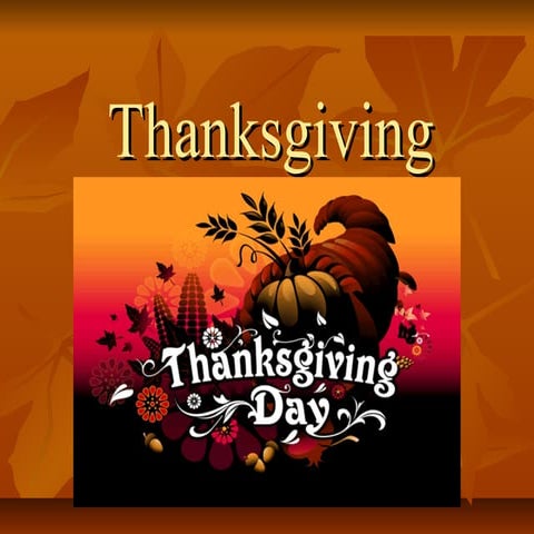 Thanksgiving day | PPT