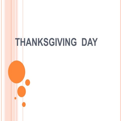 Thanksgiving day | PPT