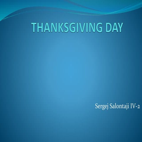 Thanksgiving Day | PPT