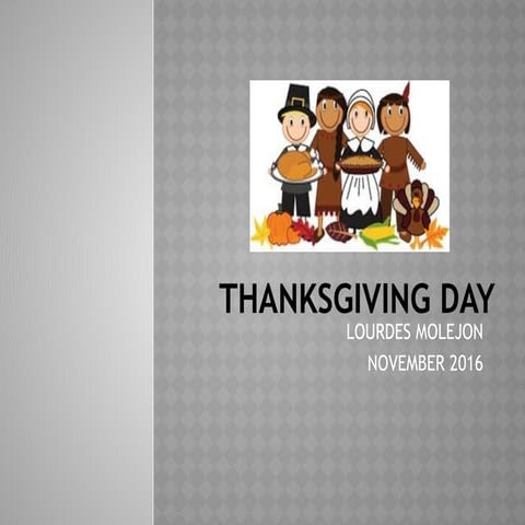 THANKSGIVING DAY presentation for Primary school | PPTX