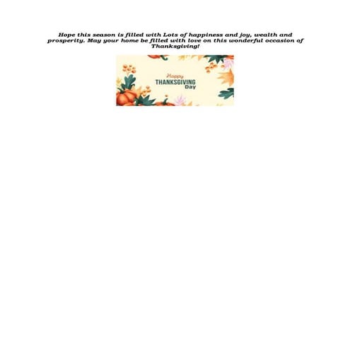 Thanksgiving day wishes: Crimson Publishers | DOCX